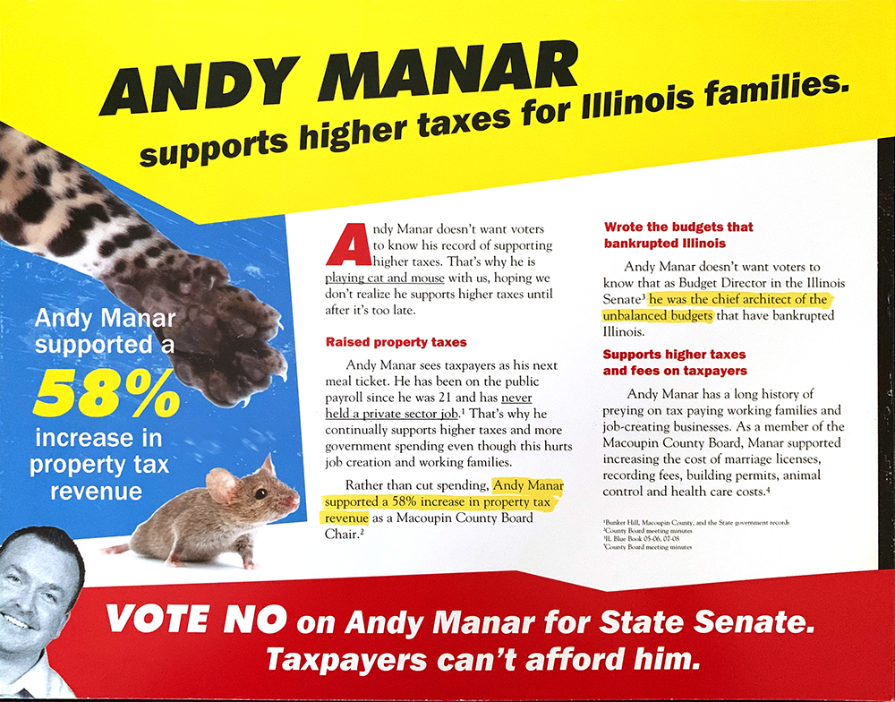 Political Direct Mail Samples - Orange Creative